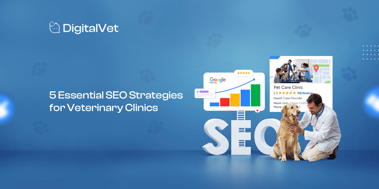 5 Essential SEO Strategies for Veterinary Clinics - Digital Vet Suite